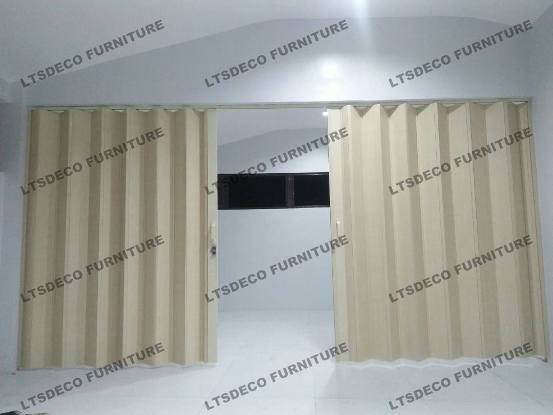 PVC ACCORDION WALL/DOOR OFFICE FURNITURE | OFFICE PARTITION, Furniture & Home Living, Office ...
