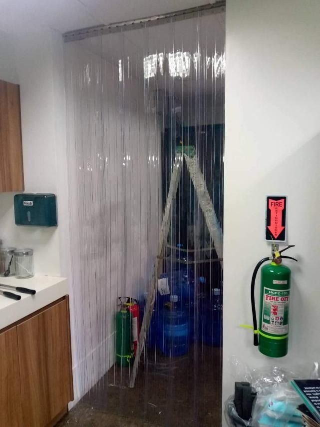 pvc curtain for cold storage, walk in freezer , walk in chiller ...