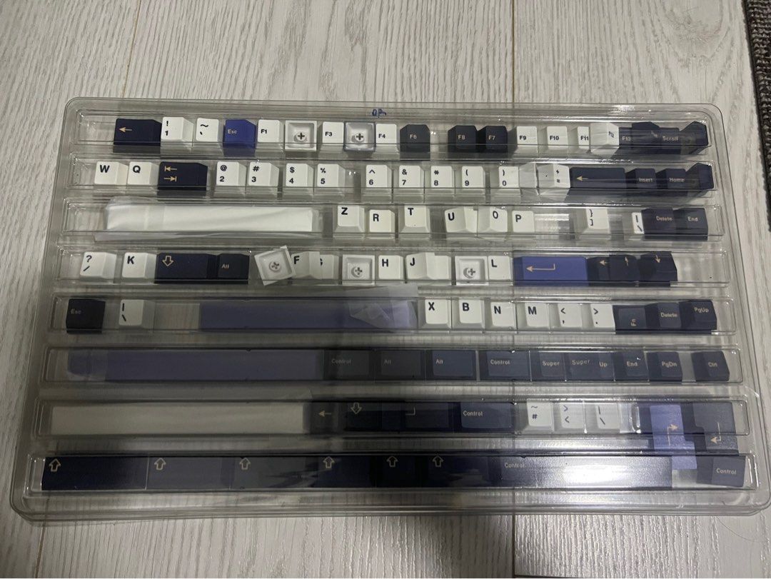 QK80 Navy Blue Keycaps, Computers & Tech, Parts & Accessories, Computer ...