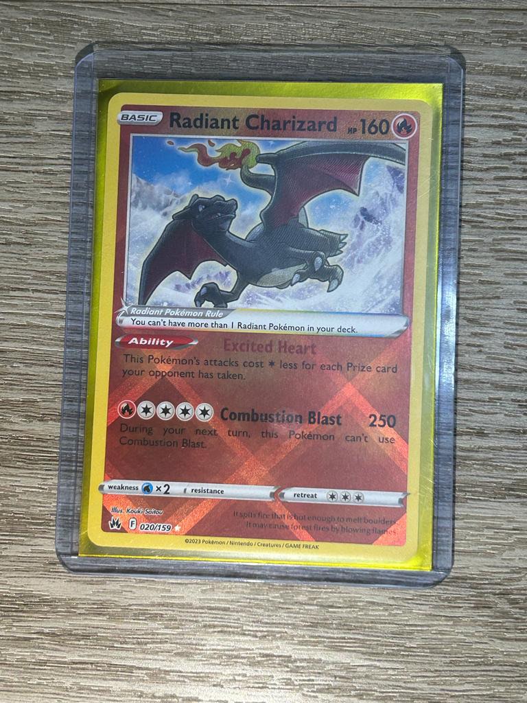 Radiant Charizard - Crown Zenith, Hobbies & Toys, Toys & Games on Carousell