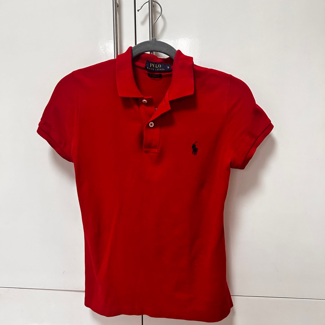 Ralph Lauren - Red Polo, Men's Fashion, Tops & Sets, Tshirts & Polo ...