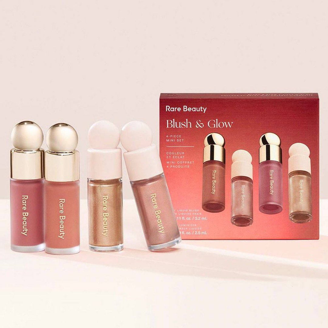 Rare beauty set mini blush & glow, Beauty & Personal Care, Face, Makeup ...