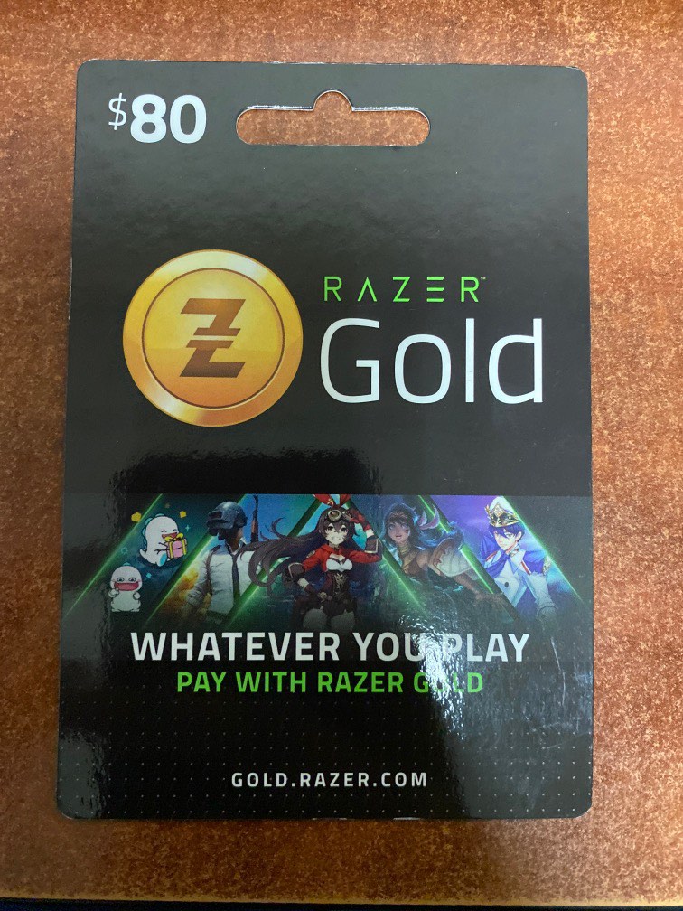 Razer Gold Card, Video Gaming, Gaming Accessories, Game Gift Cards & Accounts on Carousell