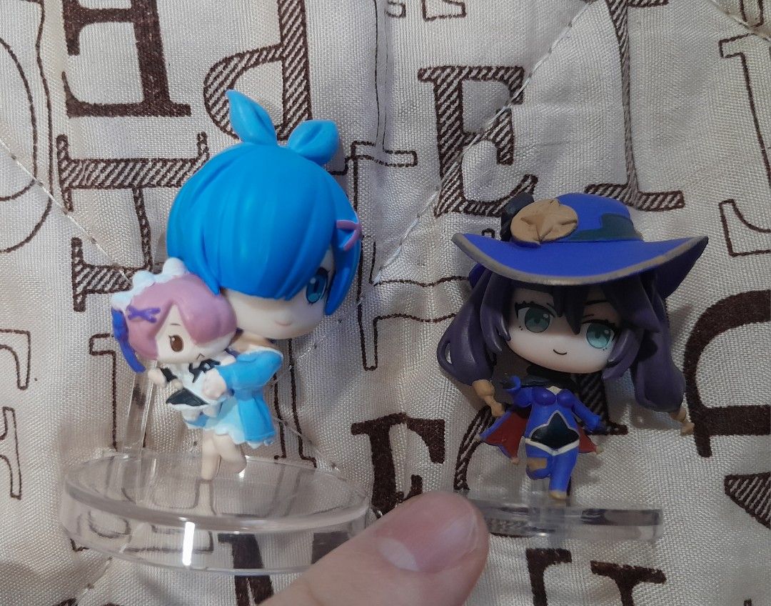 Rem and Mona gacha(set), Hobbies & Toys, Toys & Games on Carousell