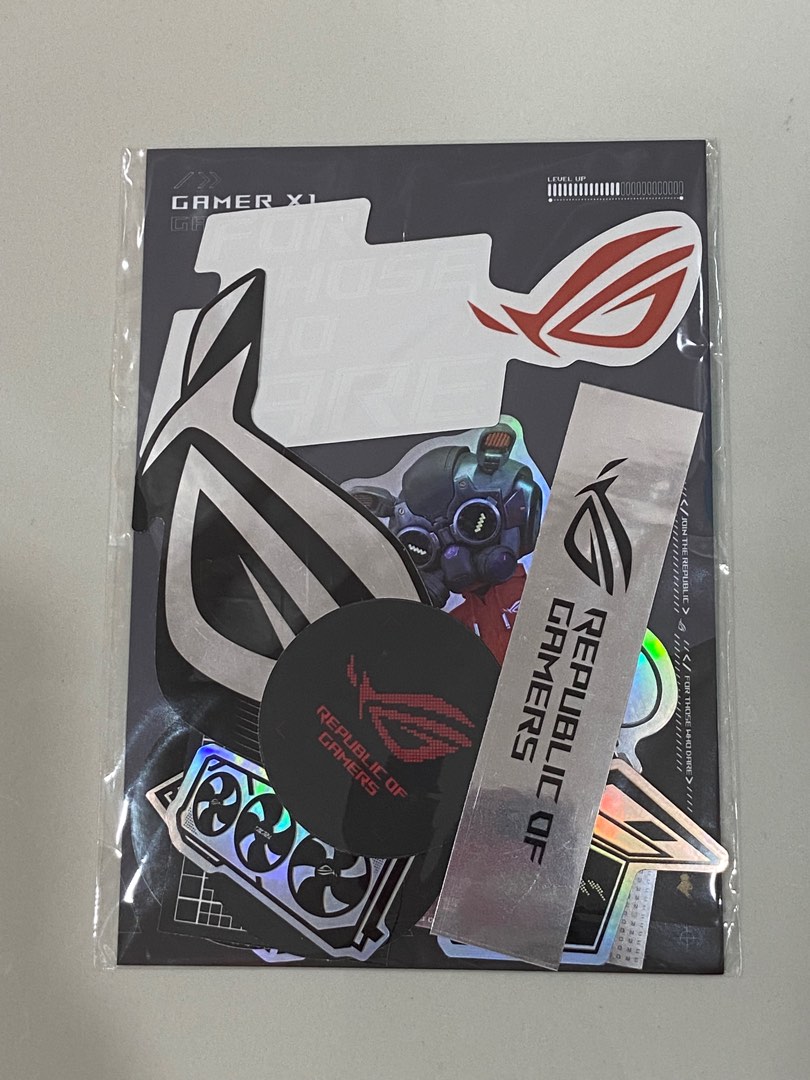 Republic of Gamers Sticker Pack, Hobbies & Toys, Collectibles ...