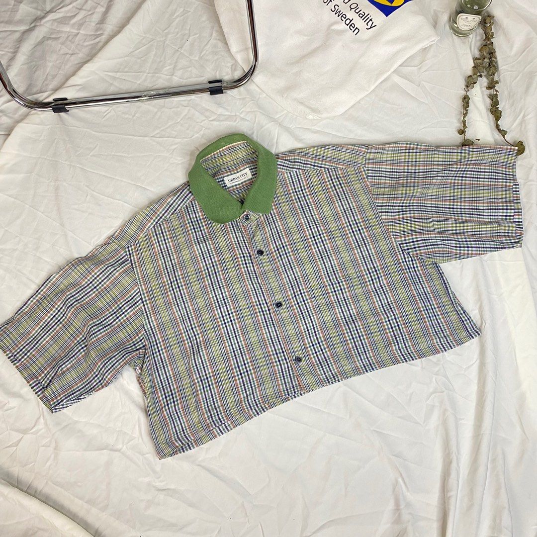 Reworked Crop Polos with Inner Tube top, Women's Fashion, Tops, Others ...