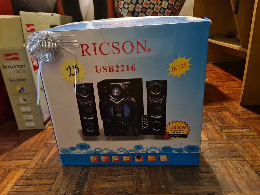 Ricson USB 2216 DC12V 12000W Multimedia Speaker System, Audio ...
