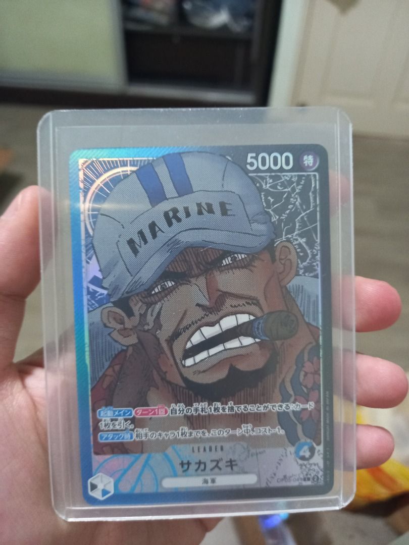 Sakazuki Ldr OP5 One Piece Card TCG Parallel AA, Hobbies & Toys, Toys ...