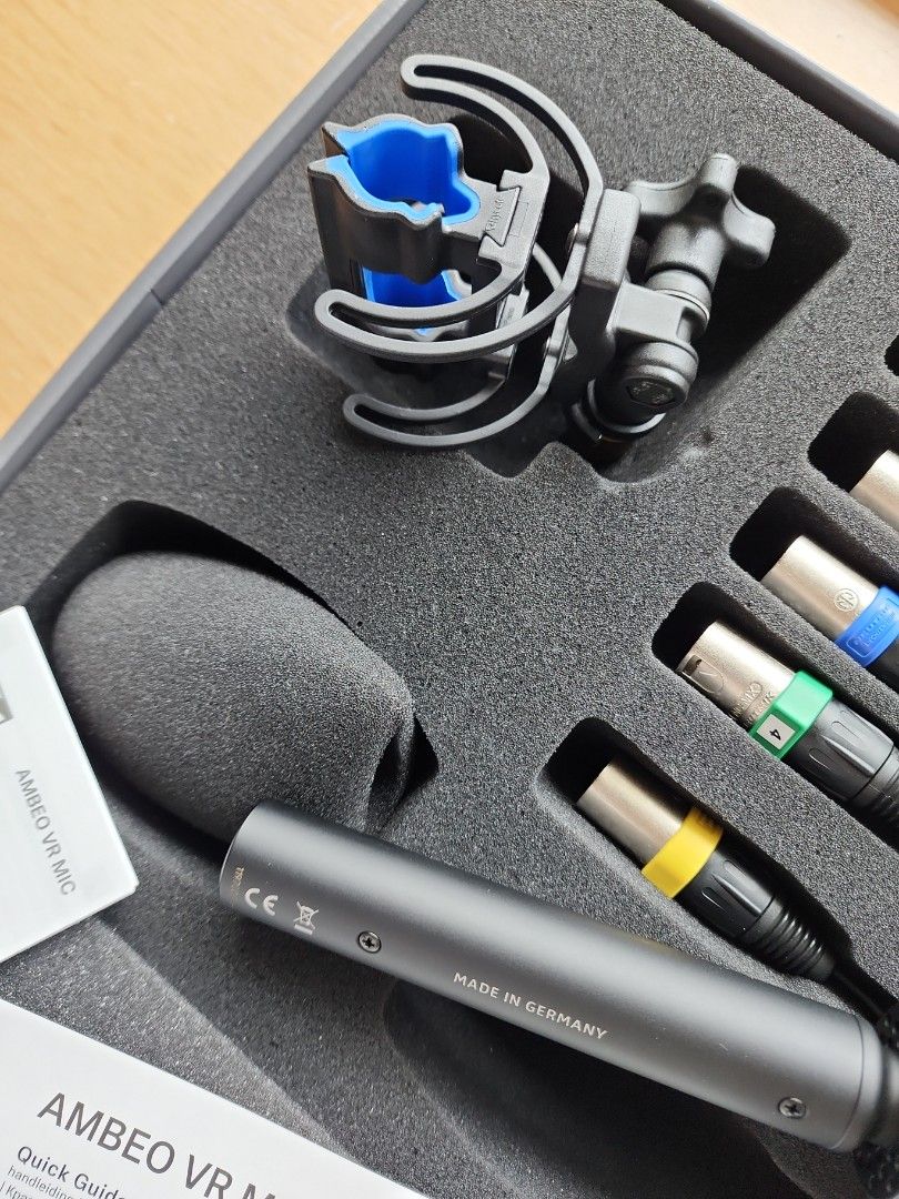 sennheiser ambeo vr mic audio for video recording, 音響器材, 咪高風/麥克風 ...