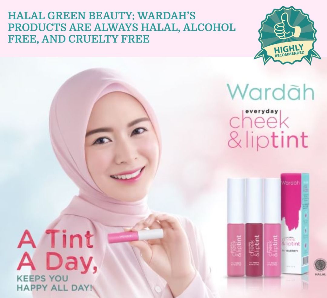 (SG SELLER) WARDAH Everday Cheek & Liptint | Halal Makeup, Beauty ...