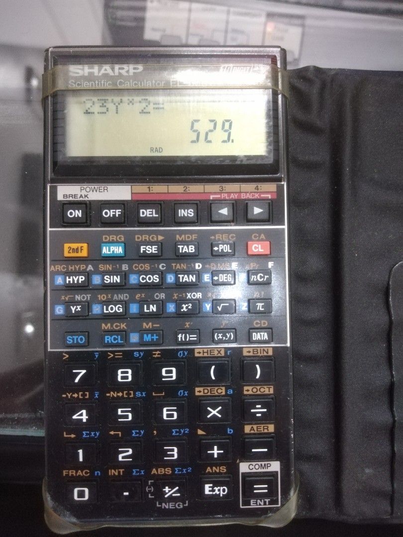 Sharp vintage scientific calculator, Mobile Phones & Gadgets, Other ...