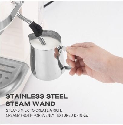 Simplus Semi Auto Espresso Machine With Steam Milk Frother Coffee Maker ...