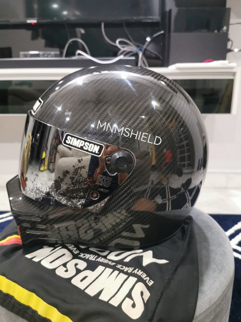 Simpson norix M30 carbon helmet, Auto Accessories on Carousell