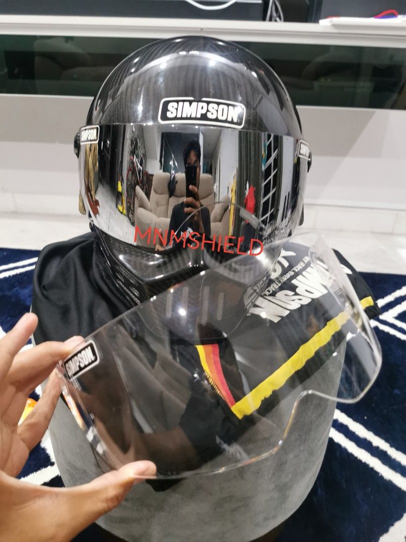 Simpson norix M30 carbon helmet, Auto Accessories on Carousell