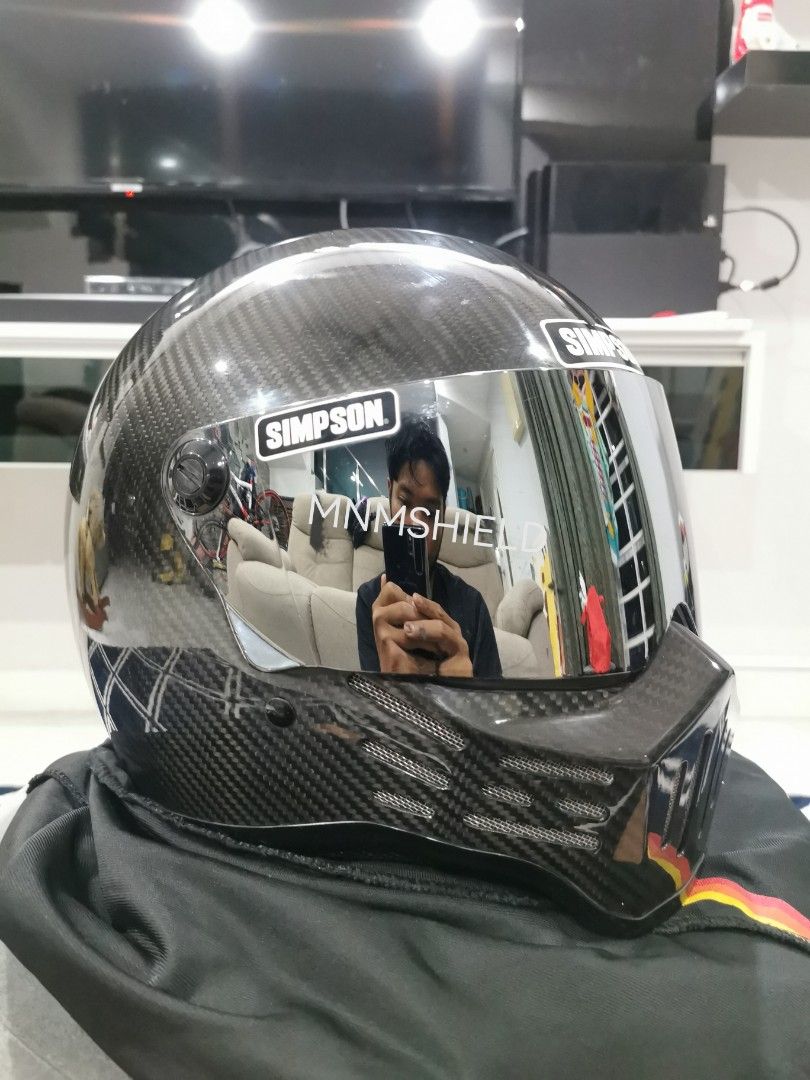 Simpson norix M30 carbon helmet, Auto Accessories on Carousell