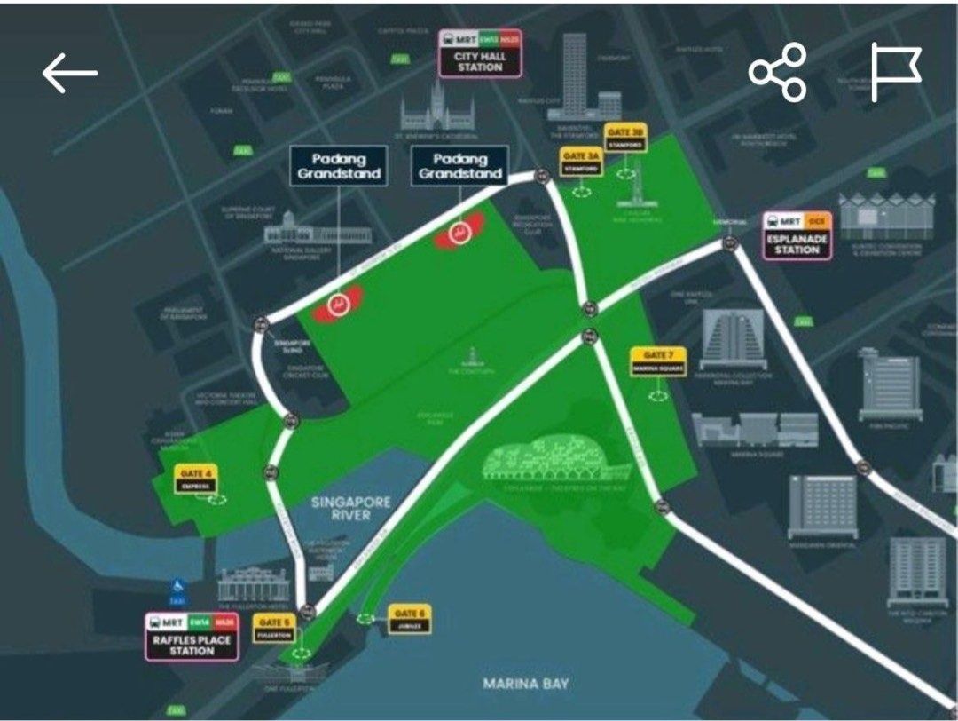 Singapore F1 - Padang Grand Stand Tickets (Friday and Saturday ...