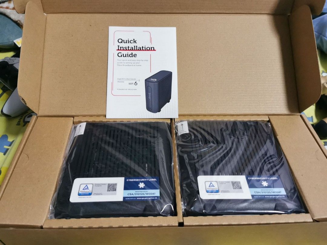 Singtel Arcadyan Wifi 6 mesh extender, Computers & Tech, Parts ...