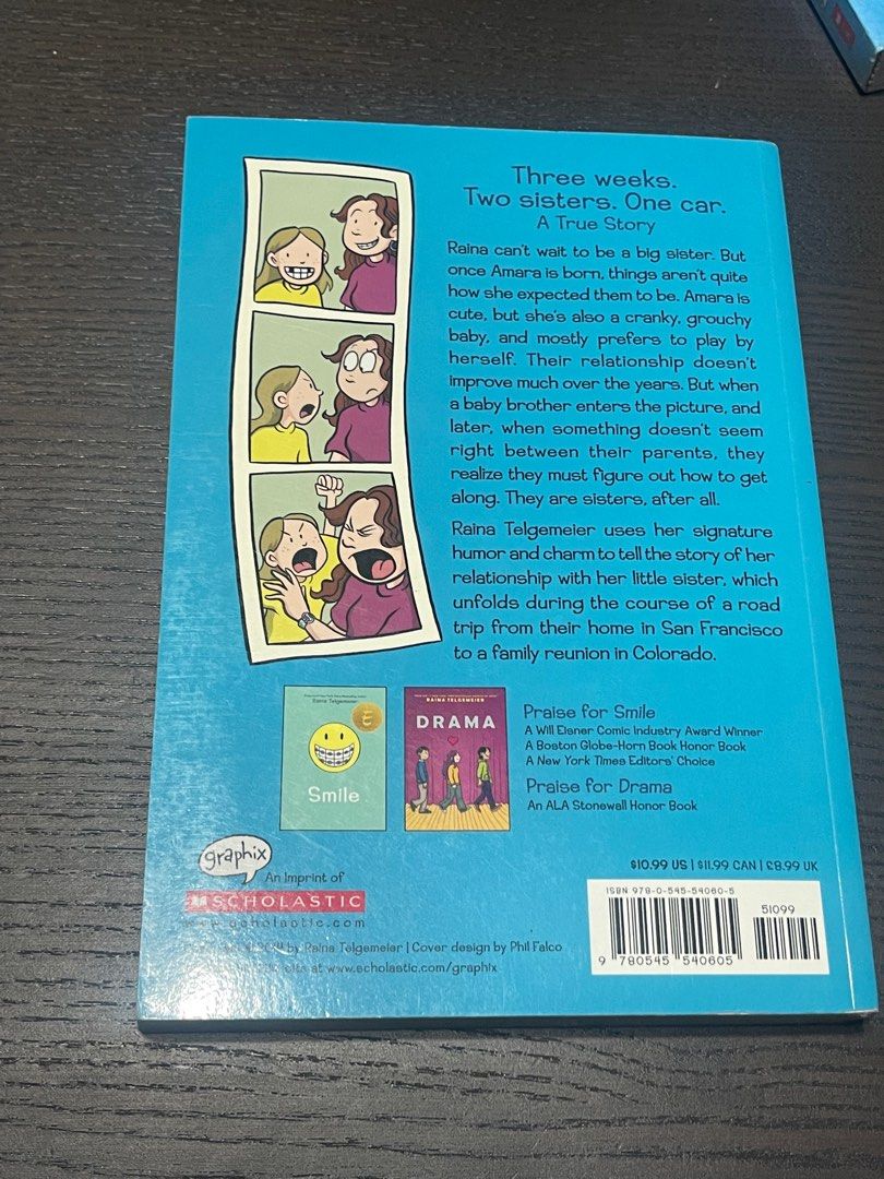 Sisters by Raina Telgemeier, Hobbies & Toys, Books & Magazines, Fiction ...