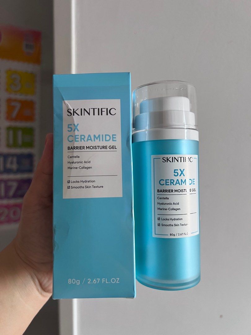 Skintific moisturizer blue 5x ceramide, Beauty & Personal Care, Face ...