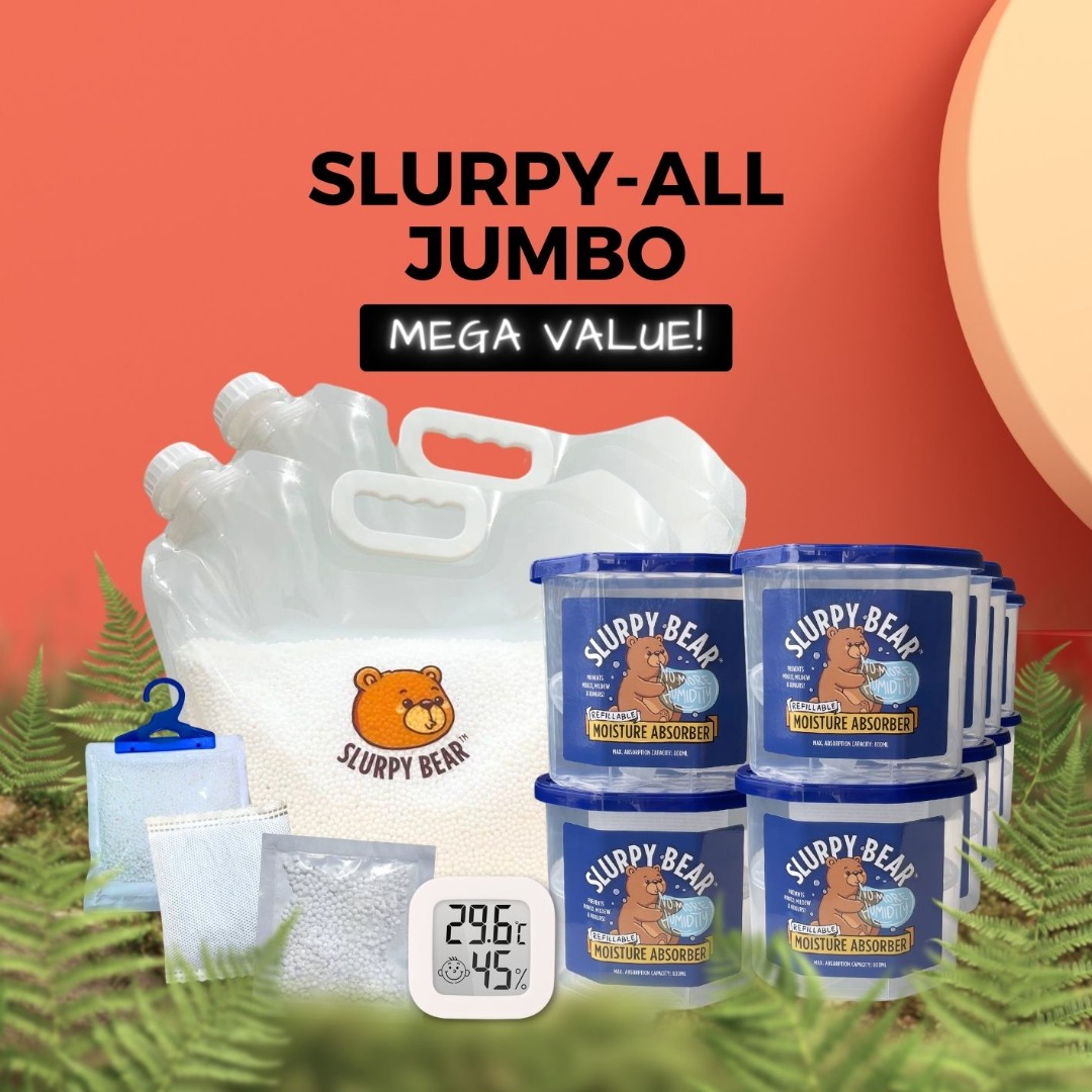 SLURPY BEAR Dehumidifier Refill Eco-friendly Moisture Absorber ...