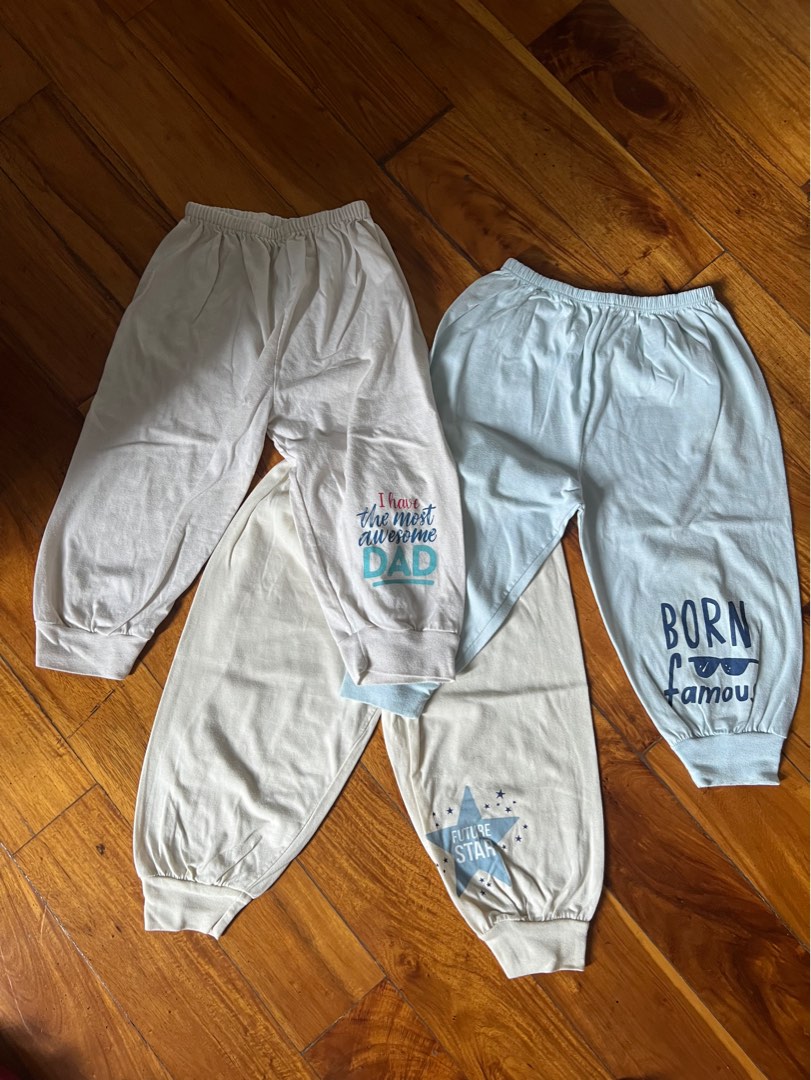 SM basics 24M - pajamas bottoms 3s, Babies & Kids, Babies & Kids Fashion on Carousell