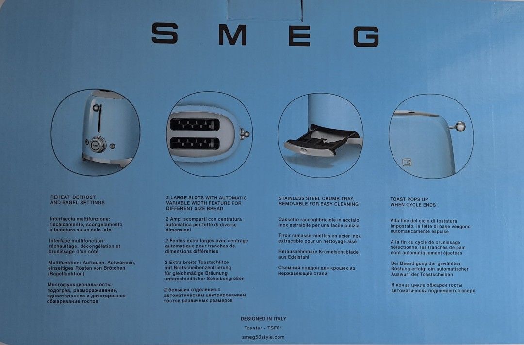 SMEG Toaster, TV & Home Appliances, Kitchen Appliances, Ovens ...