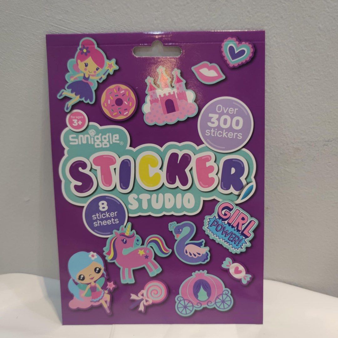 Smiggle sticker book, Hobbies & Toys, Books & Magazines, Children's ...