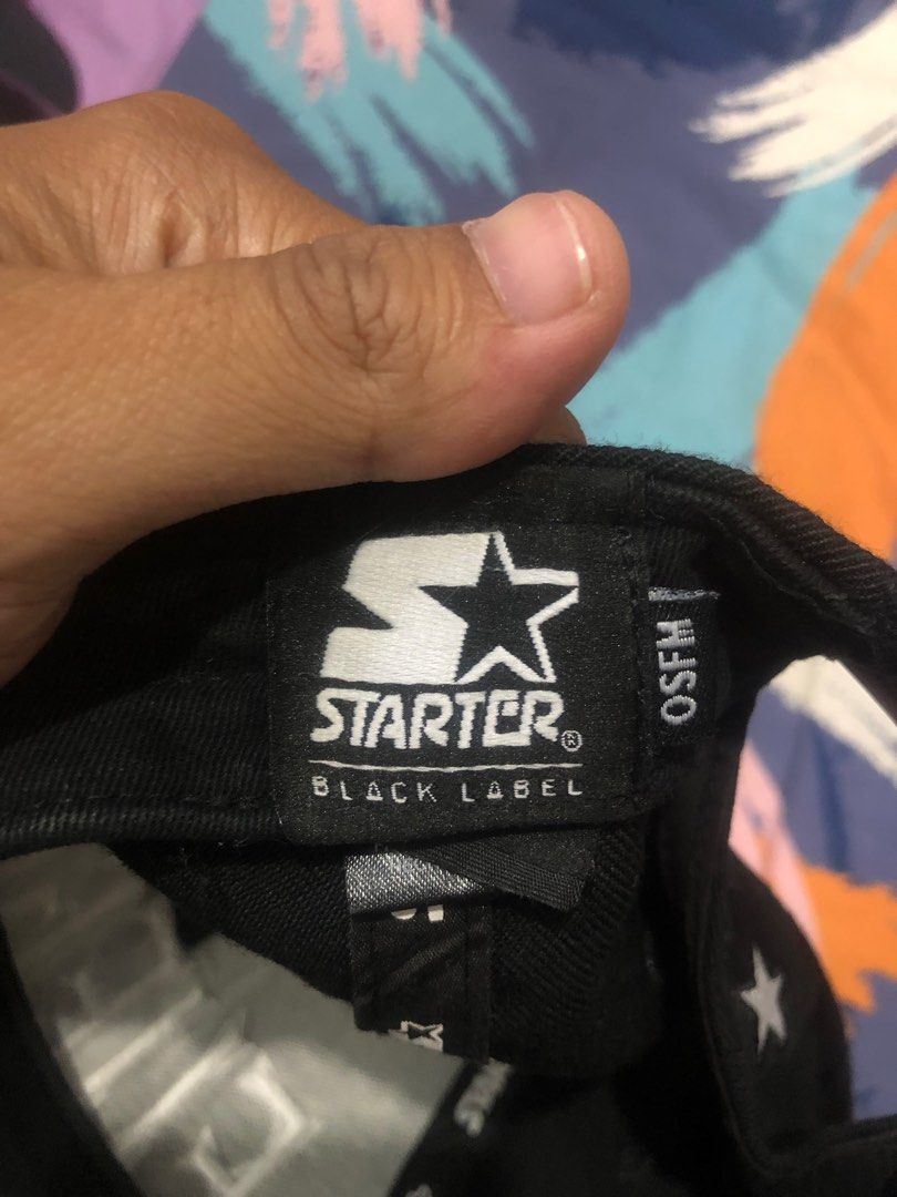 Snapback topi starter black label fuego not new era stussy patagonia ...