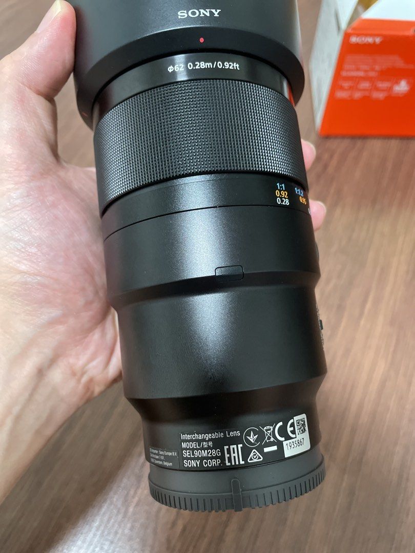 Sony FE 90mm F2.8 Macro G Lens OSS SEL90M28G Full Frame. E.g. A7iv ...