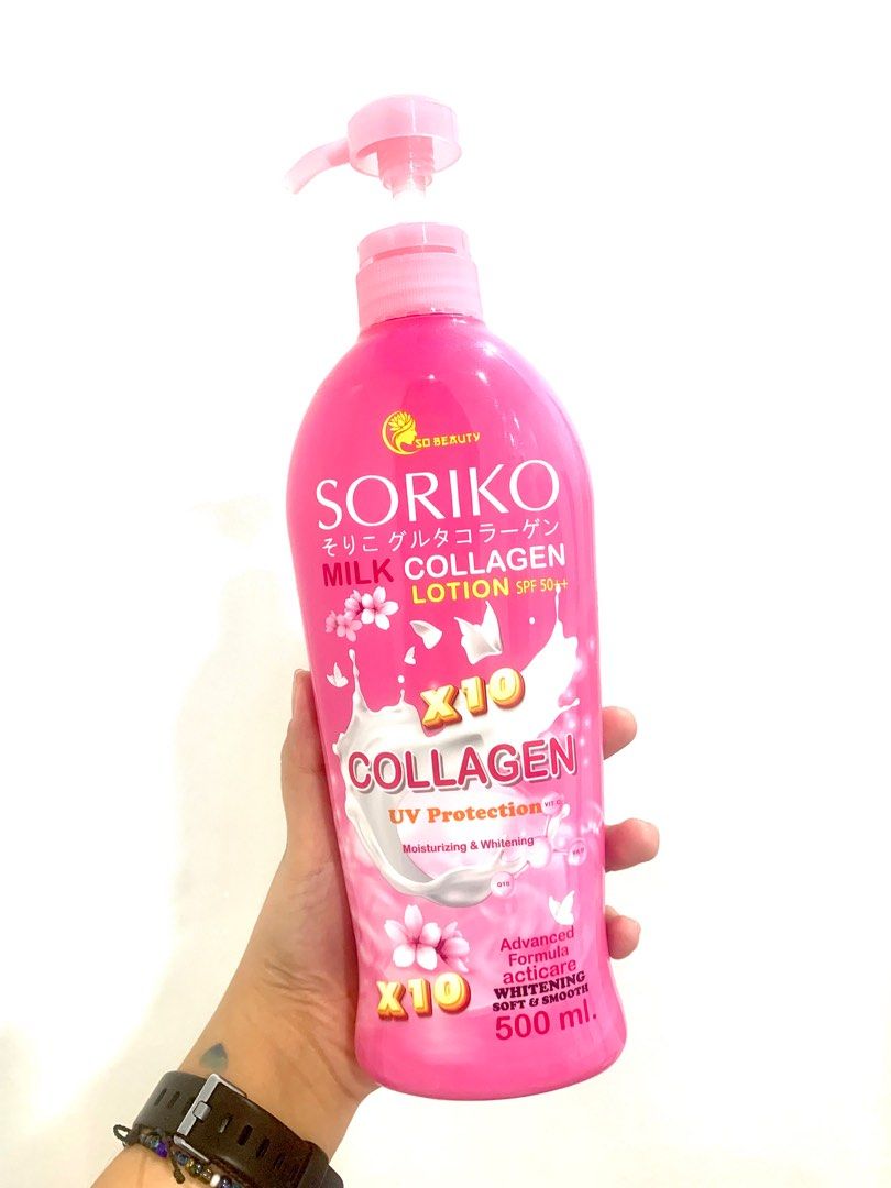 Soriko Collagen Lotion with UV Protection, Beauty & Personal Care, Bath ...