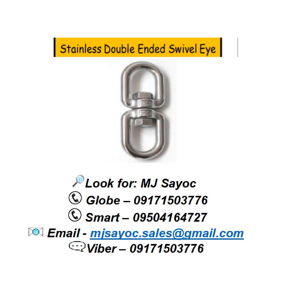 Stainless Double Ended Swivel Eye, Commercial & Industrial ...