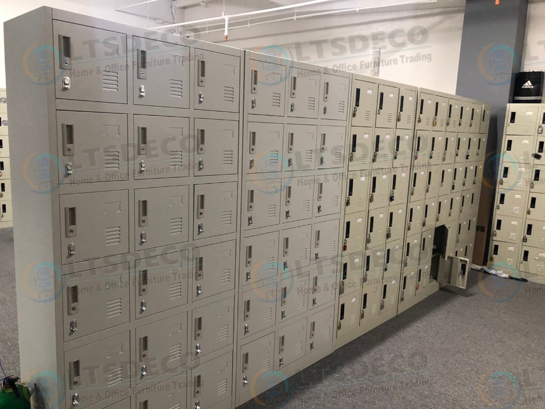 STEEL LOCKER OFFICE PARTITION / OFFICE FURNITURE, Furniture & Home ...