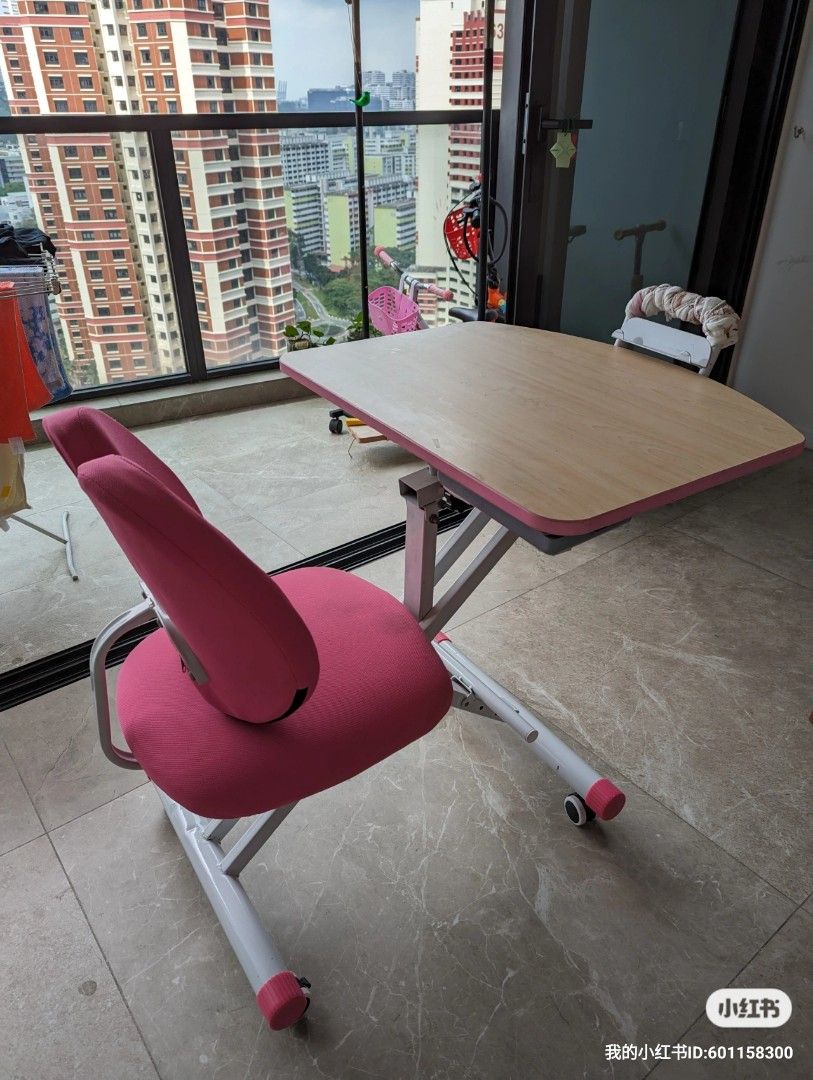Study table and chair, Furniture & Home Living, Furniture, Tables ...