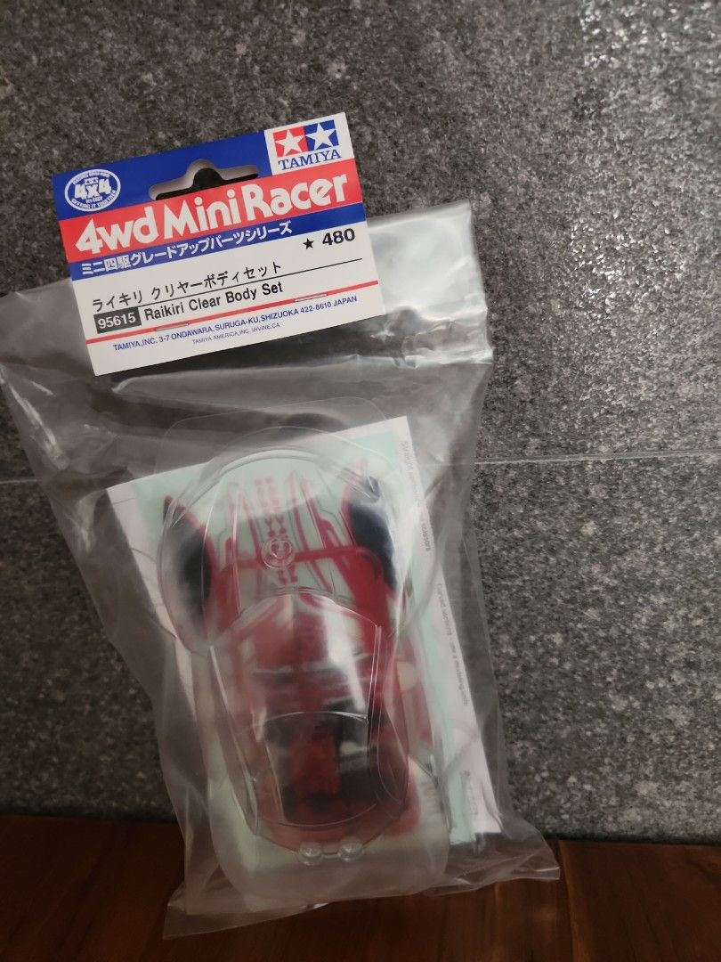 Tamiya mini 4wd clear body, Hobbies & Toys, Toys & Games on Carousell