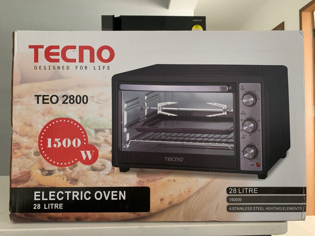 Tecno 28L Electric Oven (TEO 2800), TV & Home Appliances, Kitchen ...