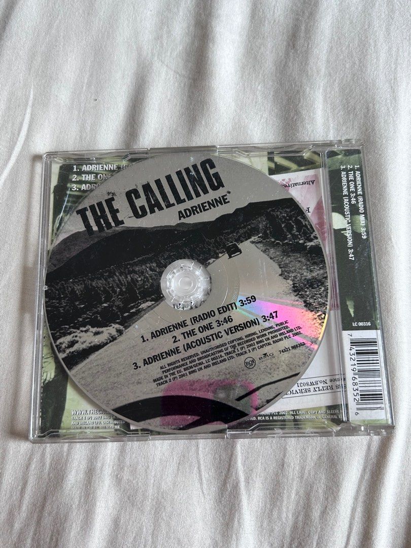 The Calling Adrienne CD Single, Hobbies & Toys, Music & Media, CDs & DVDs on Carousell