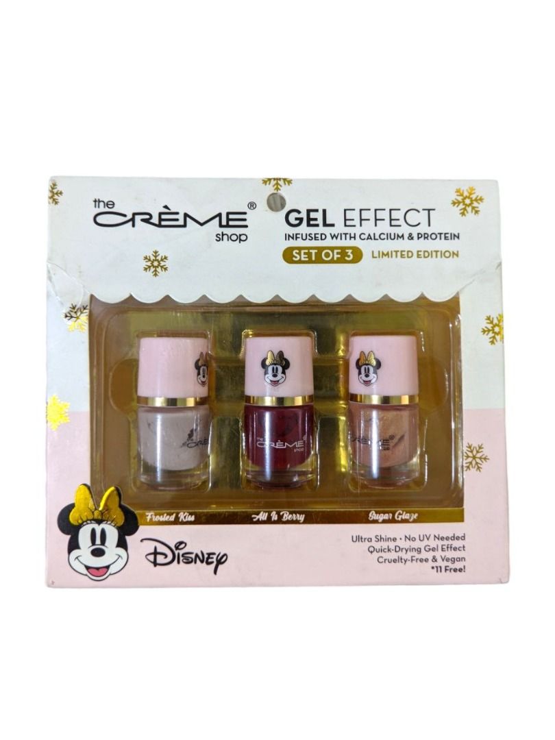 The Creme Shop x Disney 3-Pc. Gel Effect Nail Polish Set, Beauty ...