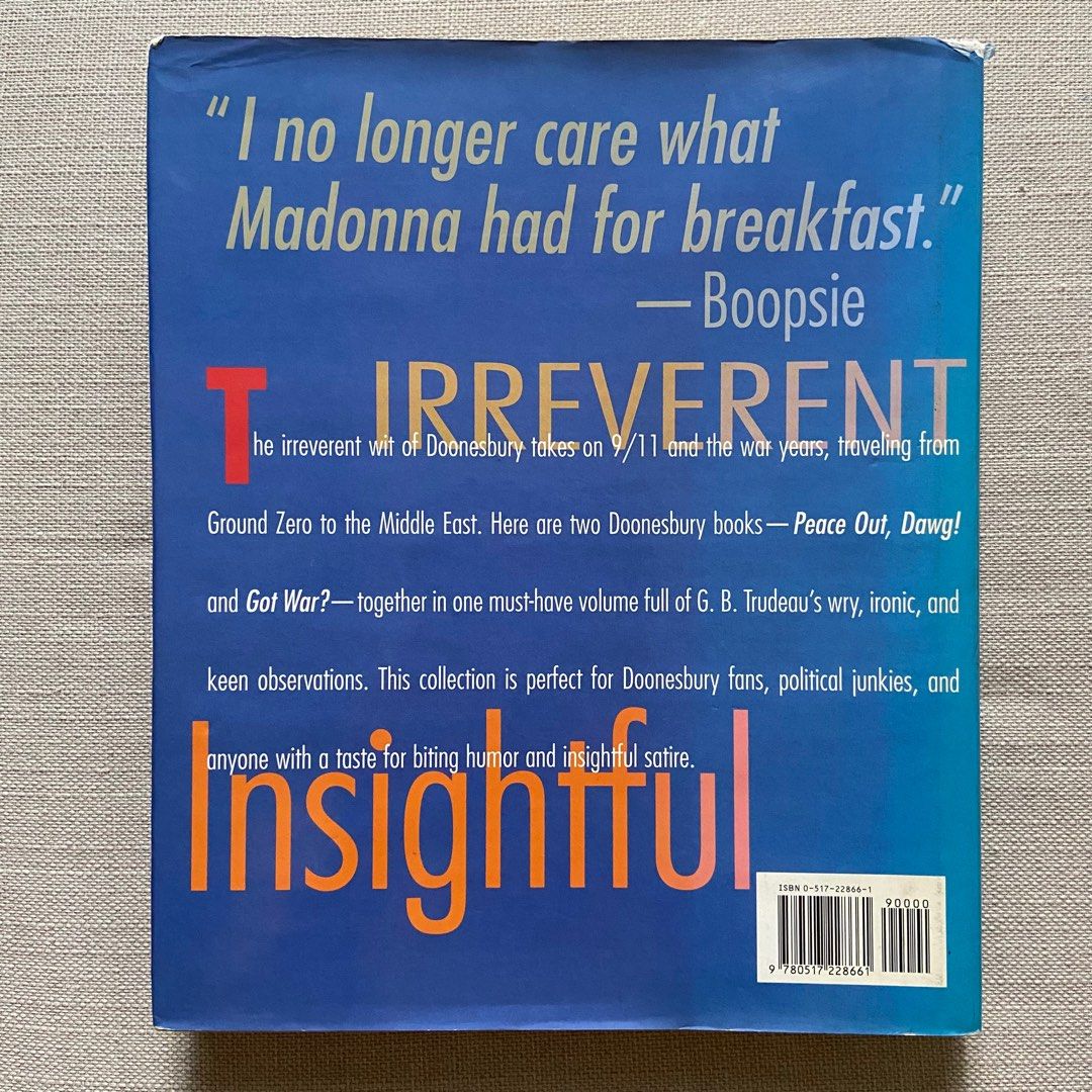 The War Years Includes Peace Out, Dawg! and Got War by G. B. Trudeau ...