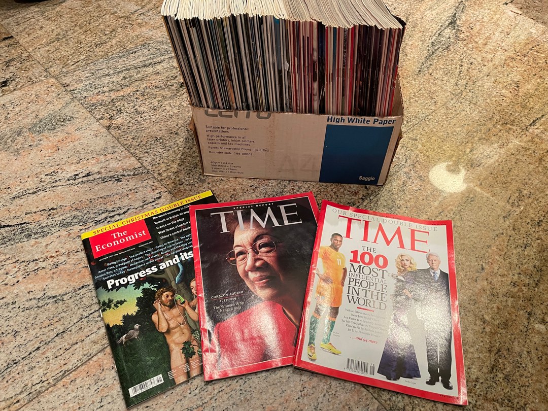 TIME & The Economist issues, Hobbies & Toys, Books & Magazines ...
