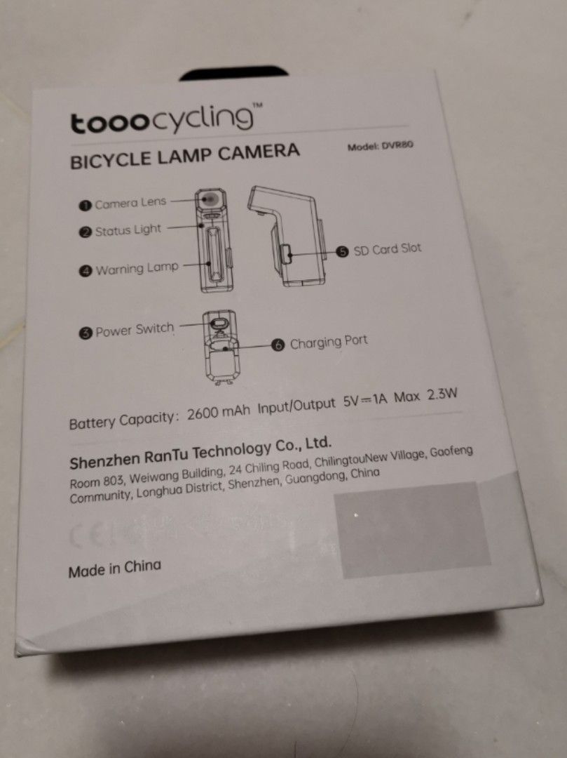 Tooo Cycling Camera with Rear Light, Sports Equipment, Bicycles & Parts ...