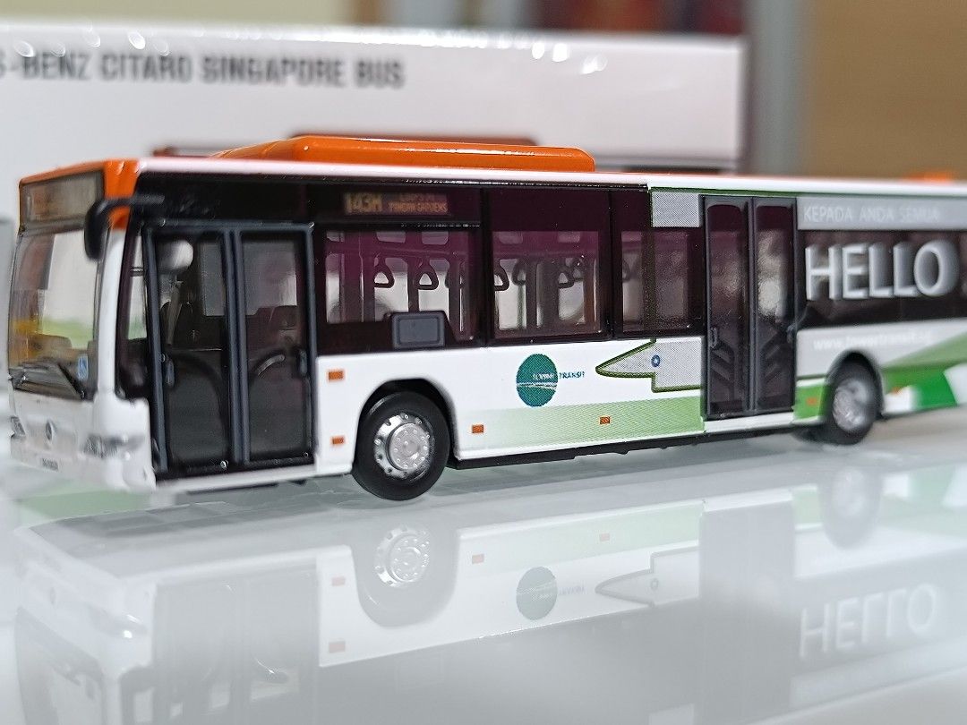 Tower Transit Singapore Bus Service 143M Event Model 1:110 Mercedes ...