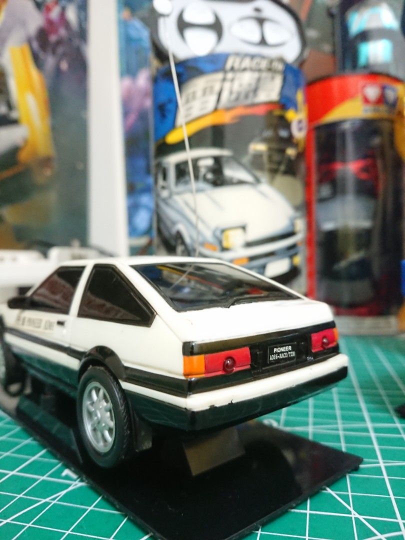Toyota AE86 TAKUMI INITIAL D RC RACETIN, Hobbies & Toys, Toys & Games ...
