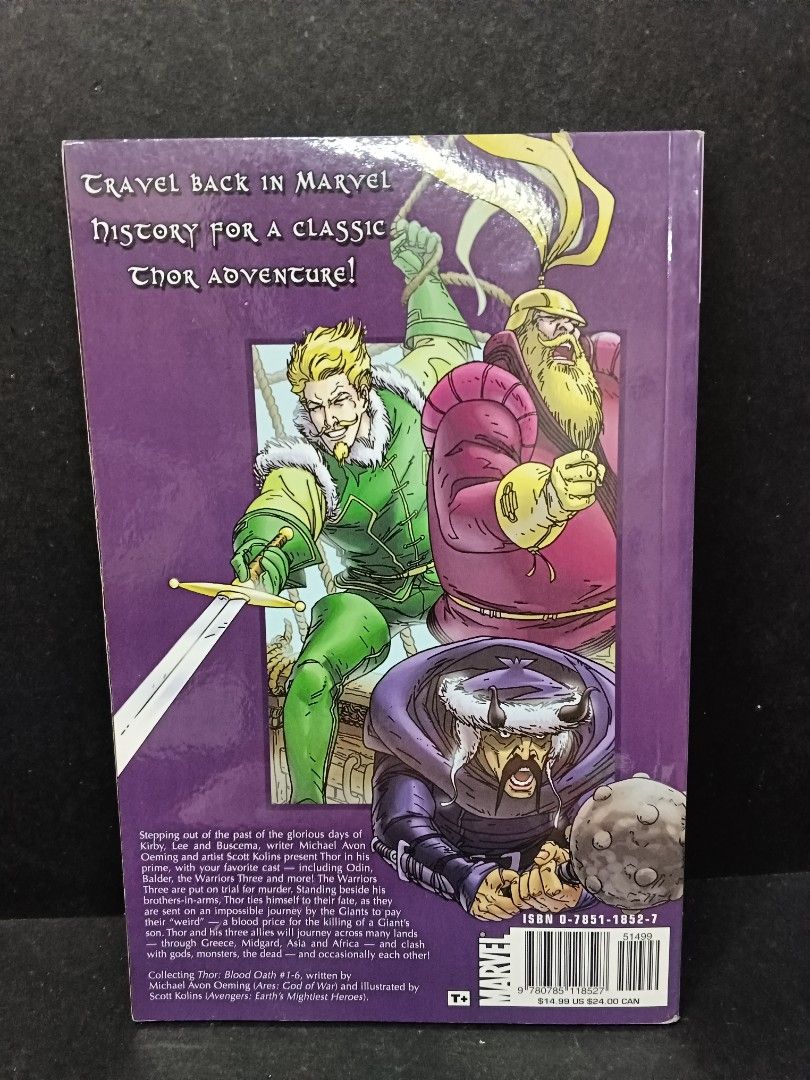 TPB COMICS: MARVEL THOR Bloody Oath - Collectible Hobby, Hobbies & Toys ...