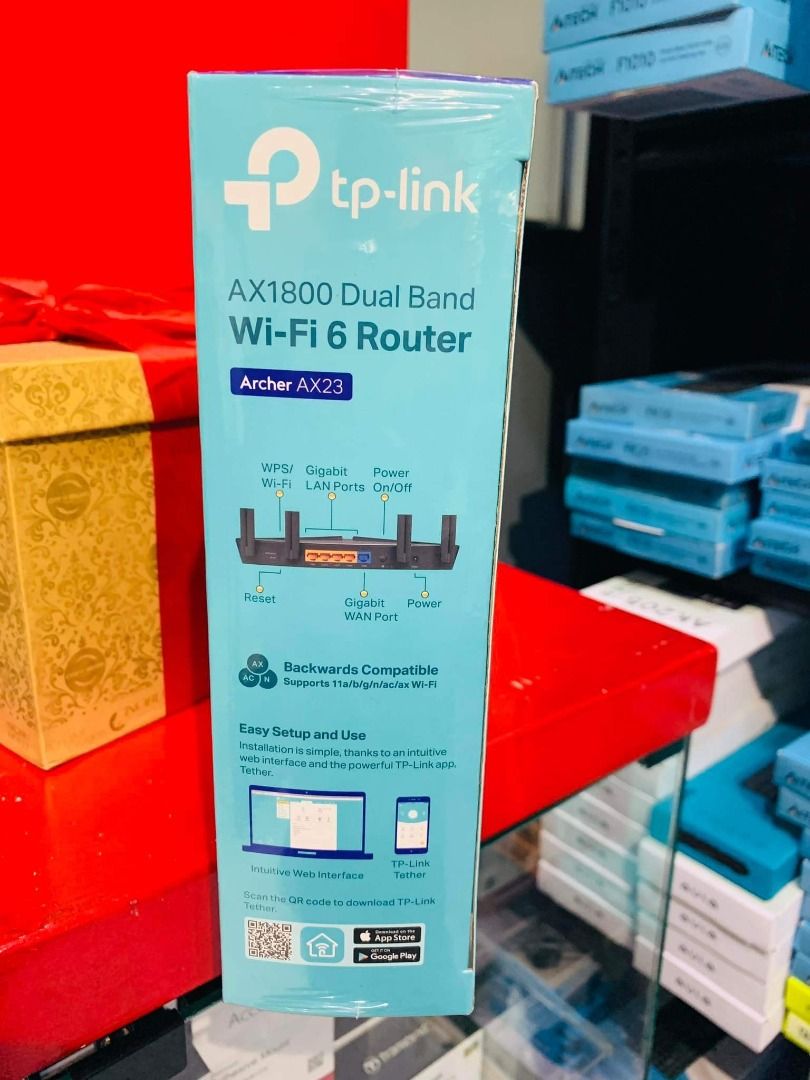 TP-Link Archer AX23 AX1800 One Mesh WiFi 6 Dual Band Router, Computers ...