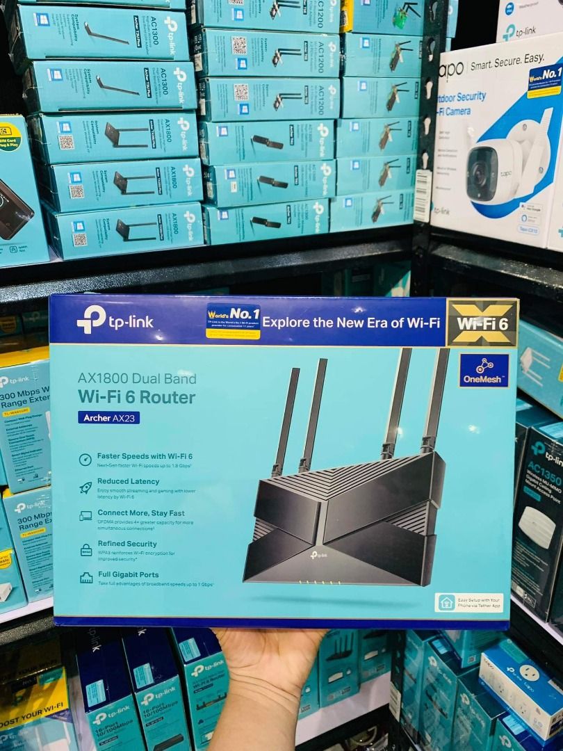 TP-Link Archer AX23 AX1800 One Mesh WiFi 6 Dual Band Router, Computers ...
