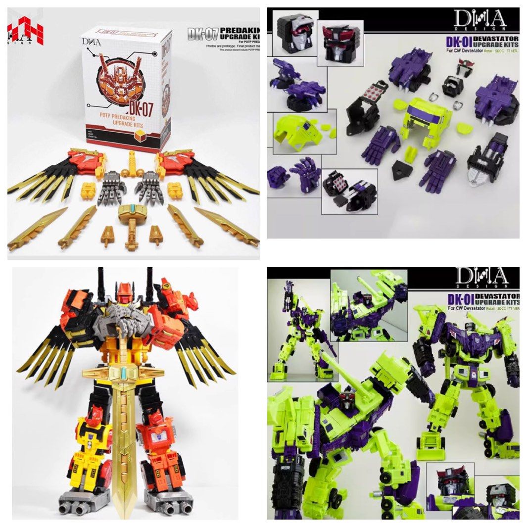 Transformers DNA Design - DK-01 DK01 Upgrade Kit For Hasbro Combiner War Takara Unite Warriors ...