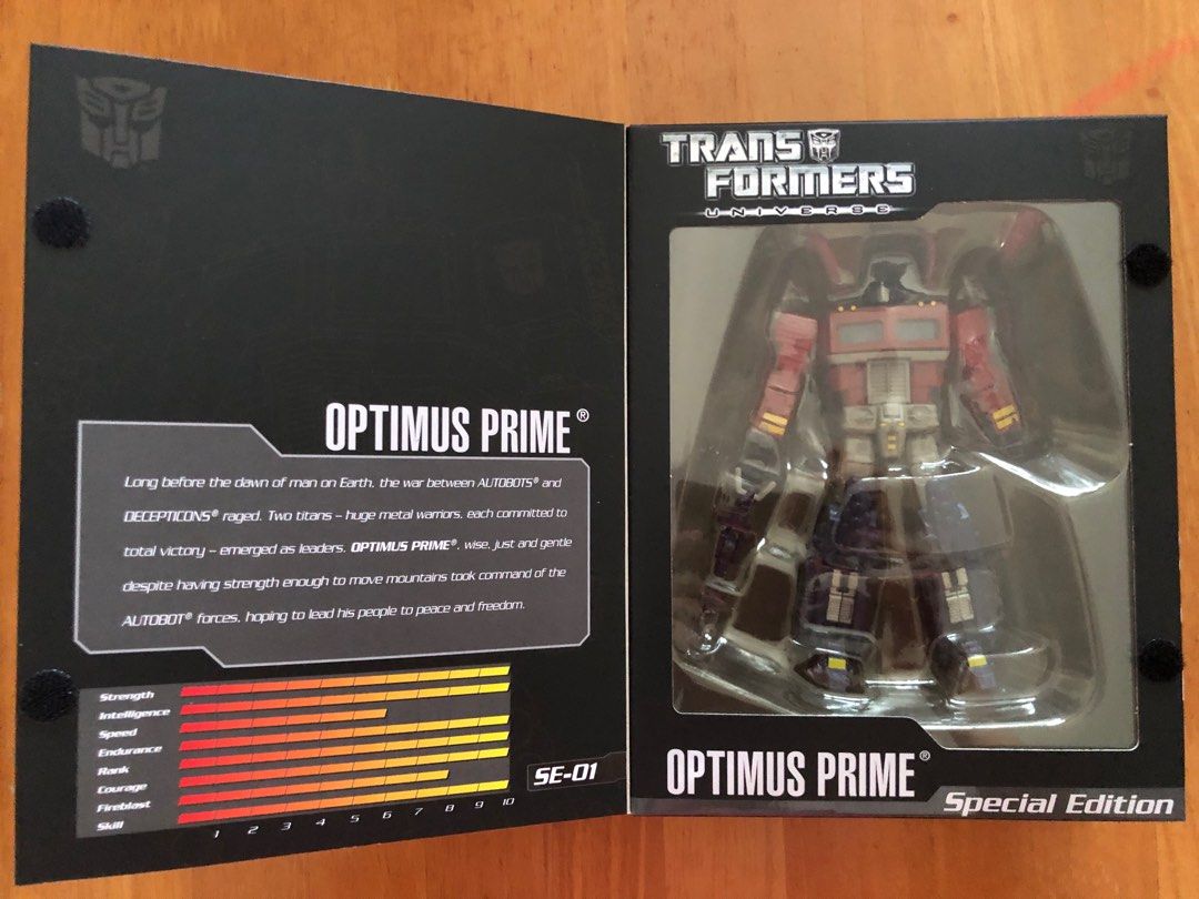 2008 Transformers Universe Special Edition Optimus Prime Deluxe Class ...