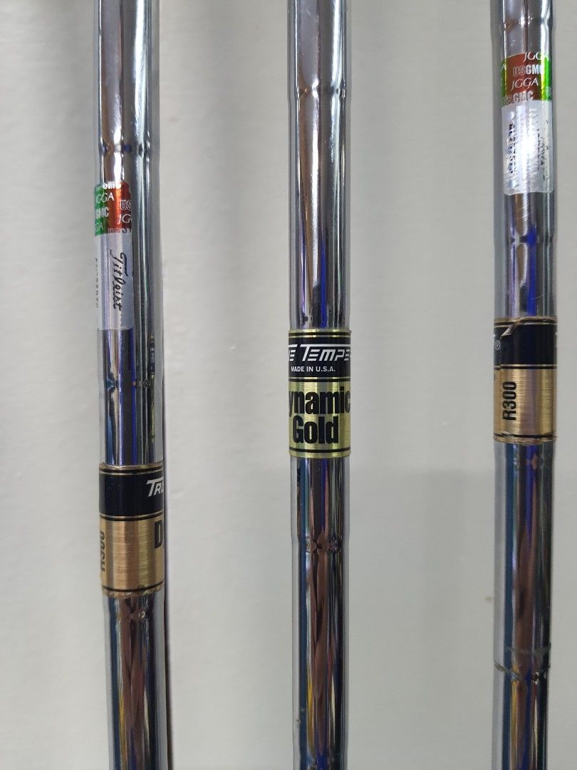 True Temper Dynamic Gold R300 Iron Shafts, Sports Equipment, Other ...