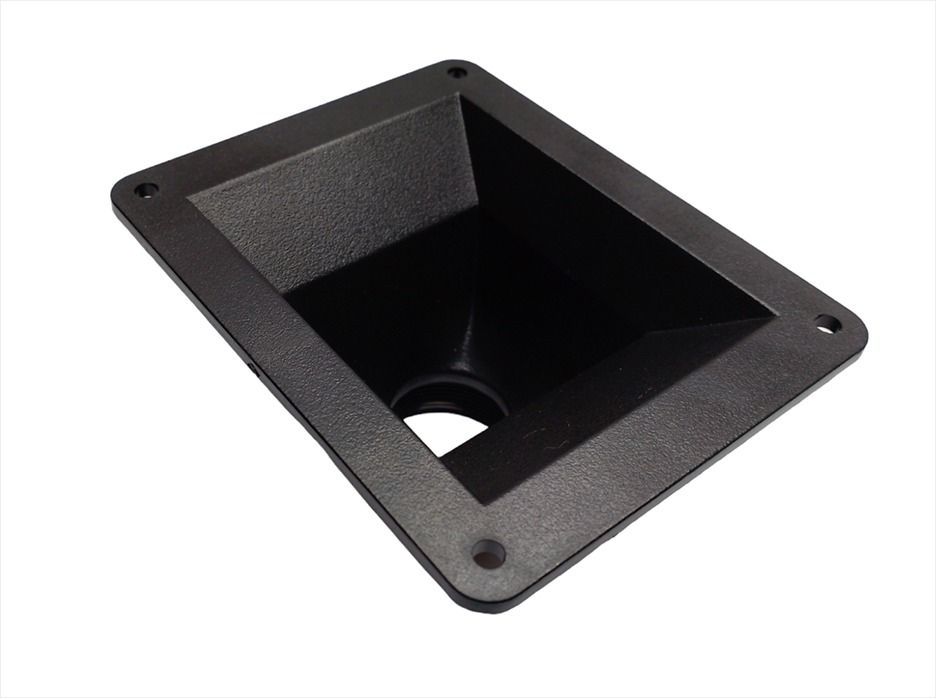 TWEETER HORN SPEAKER PLASTIC RECTANGULAR 4.25x3.5inc THREADED 4-HOLE ...