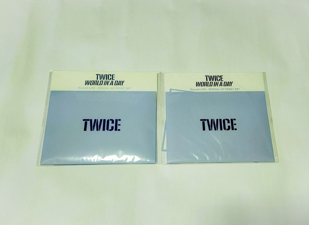 Twice World in A Day special AR ticket set (Sana & Mina), Hobbies & Toys, Memorabilia ...
